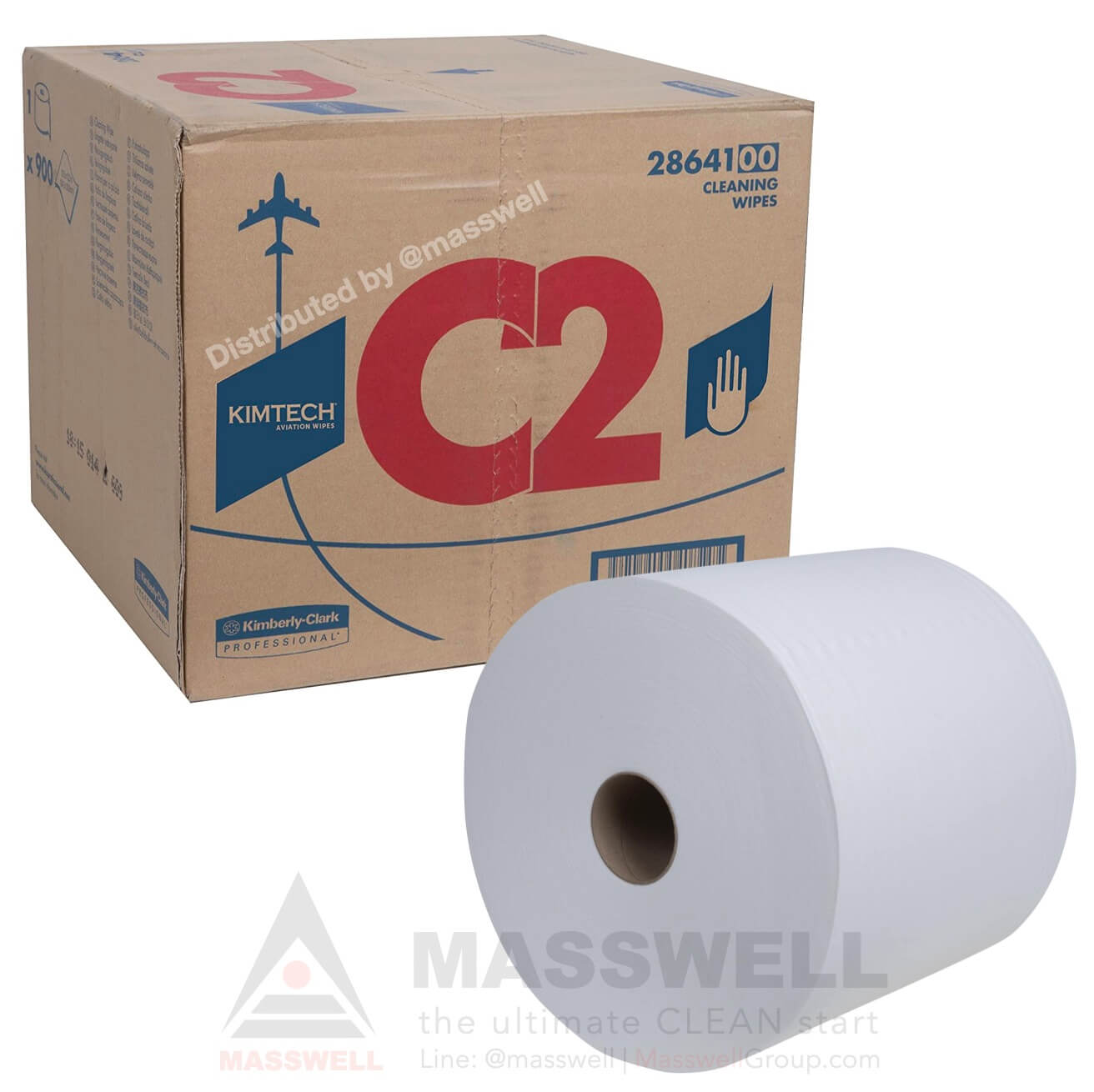 KIMTECH* กระดาษเช็ดการบิน C2 Aviation 900's (1ม้วน) | MasswellGroup.com